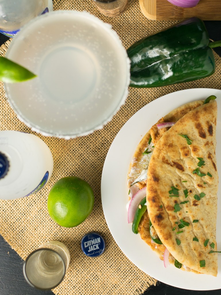 Ancho Chicken Flatbread Sandwich with Cilantro and Lime - Fox Valley Foodie