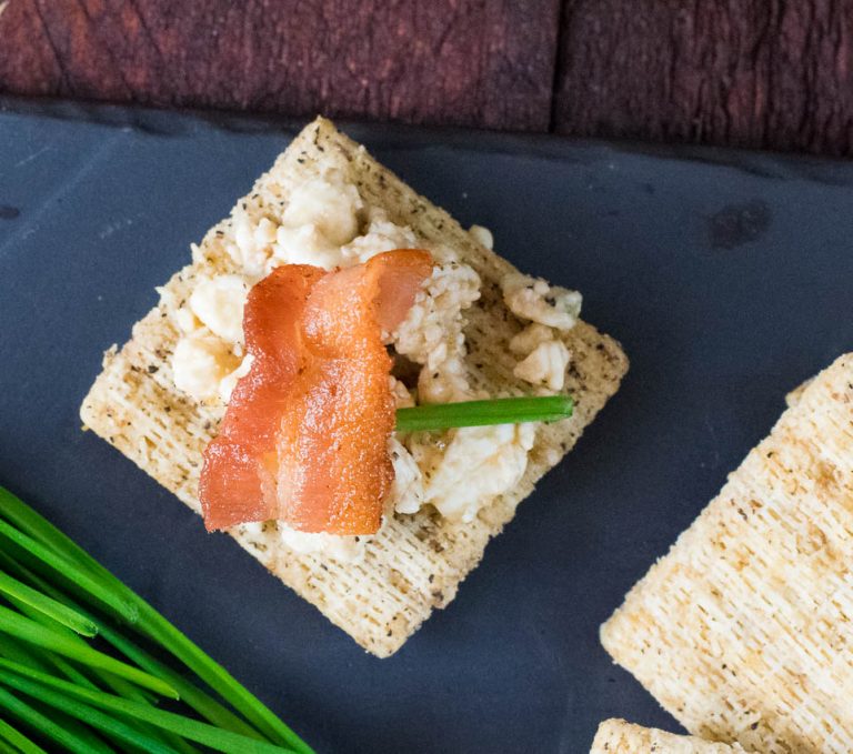 Easy TRISCUIT Appetizer – Bacbluvincuit - Fox Valley Foodie