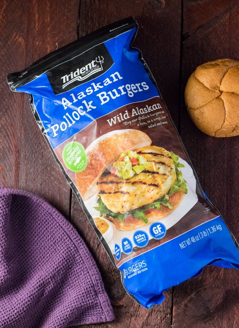 Caribbean Coleslaw with Trident Alaskan Pollock Burgers - Fox Valley Foodie