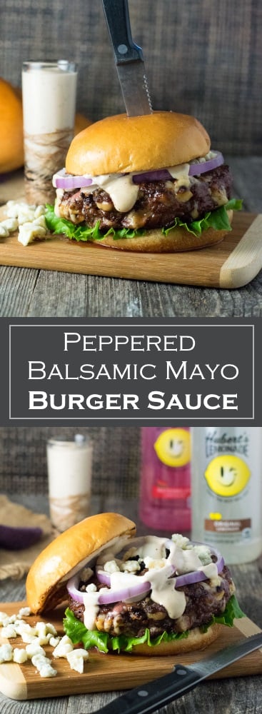 Peppered Balsamic Mayo Burger Sauce - Fox Valley Foodie