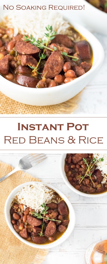 Instant Pot Red Beans and Rice - Fox Valley Foodie