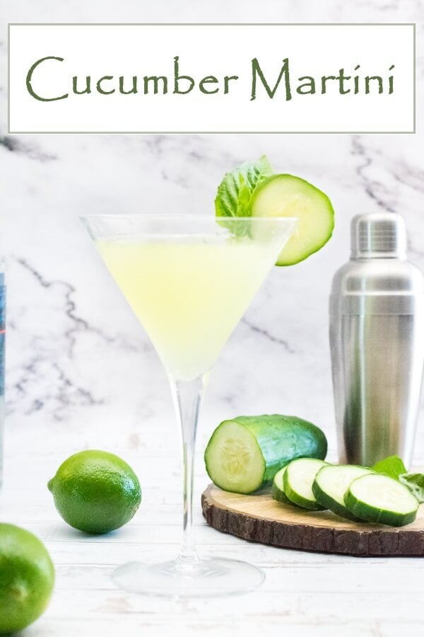 Cucumber Martini - Fox Valley Foodie