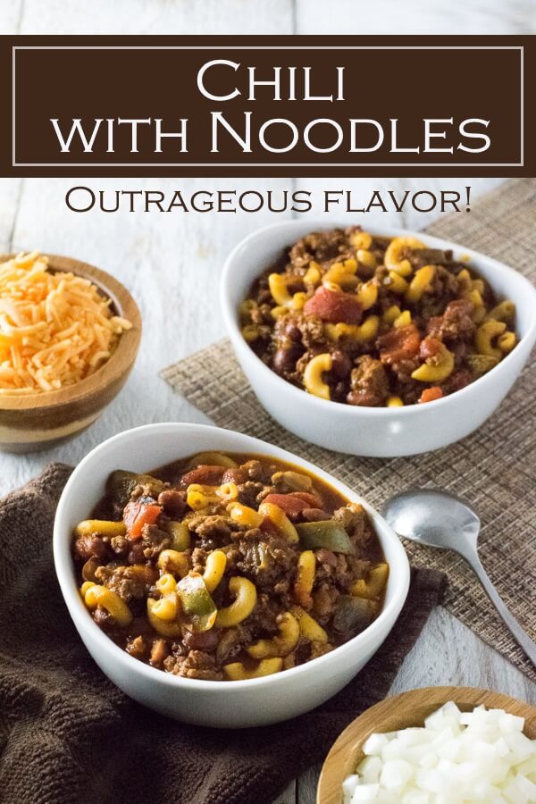 Chili with Noodles - Fox Valley Foodie