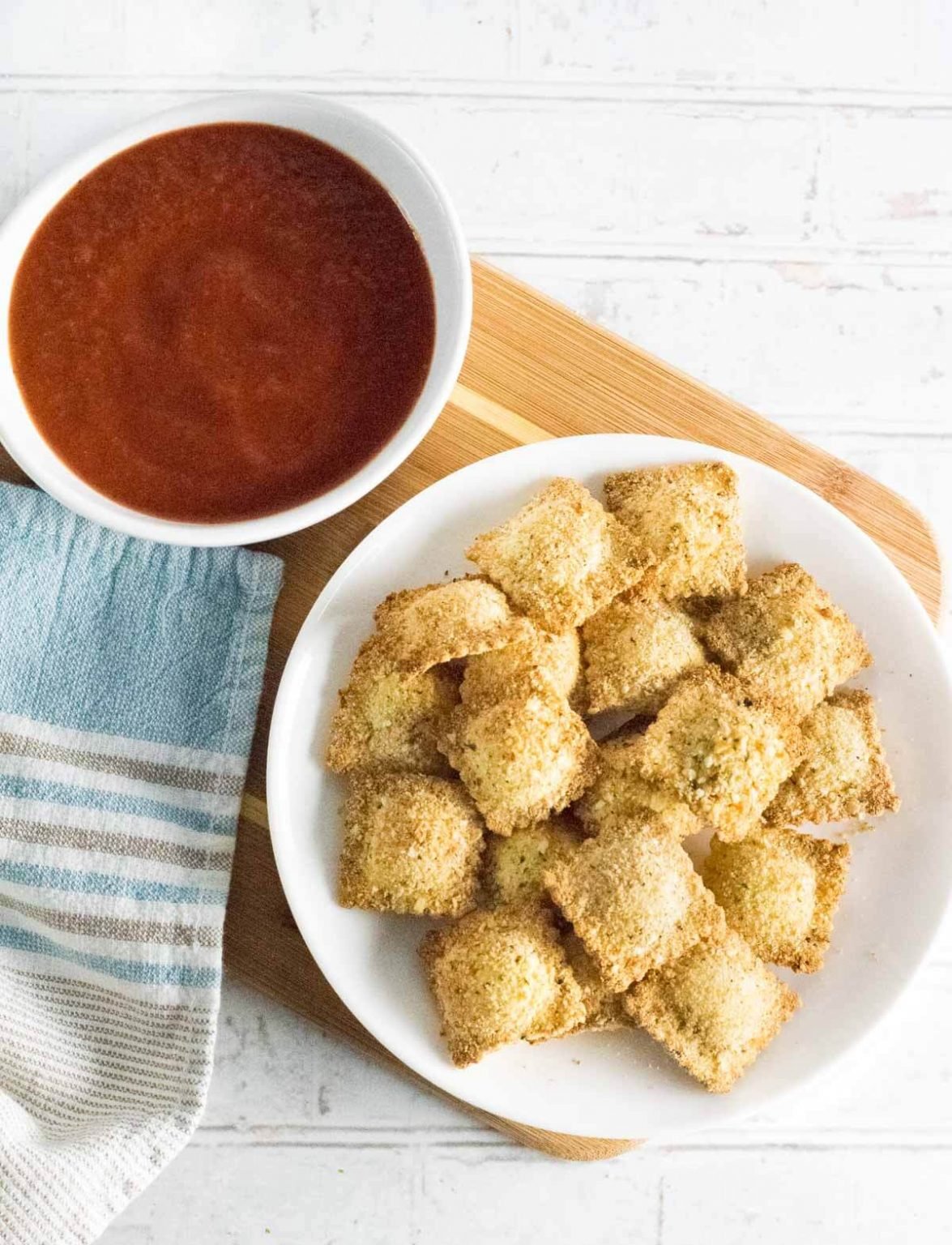 Toasted Ravioli - Baked or Fried - Fox Valley Foodie