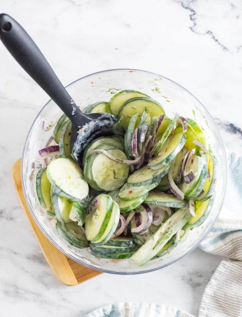 Spicy Cucumber Salad - Fox Valley Foodie