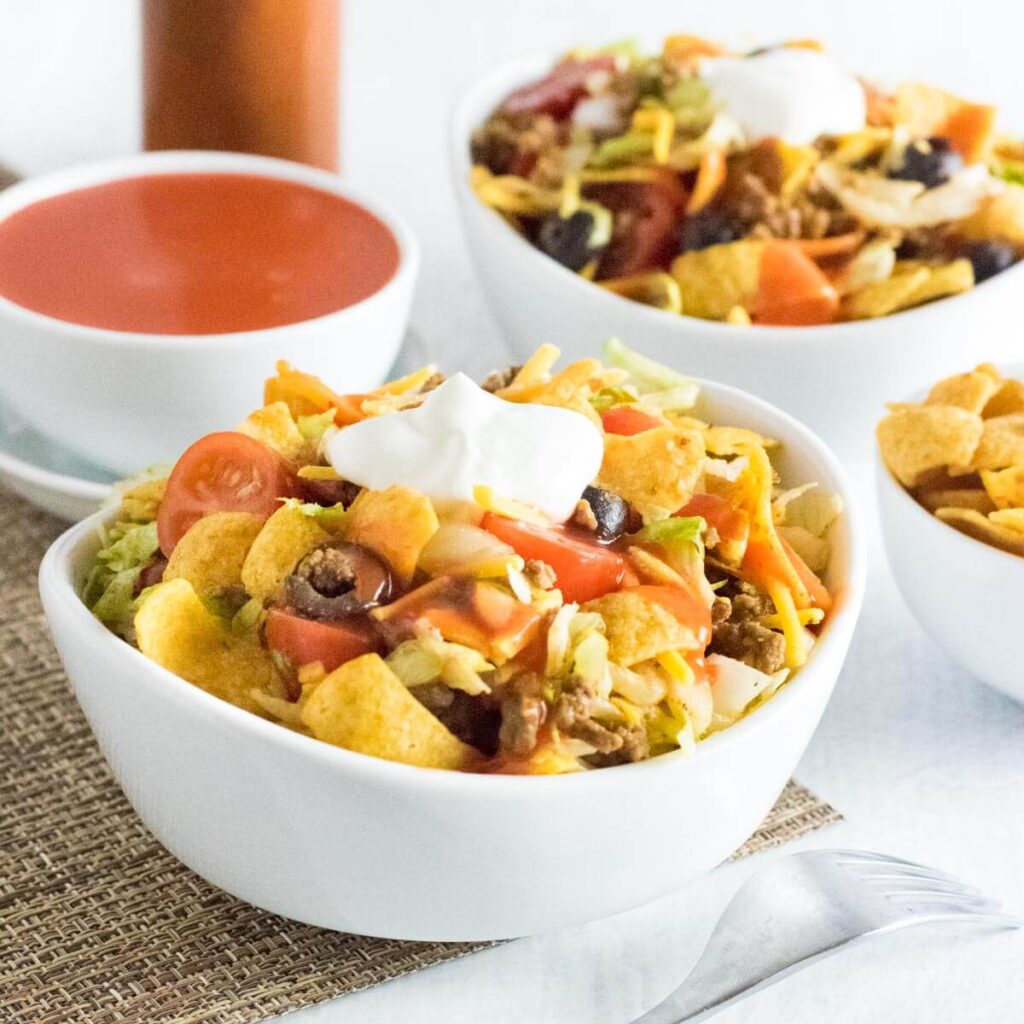 Frito Taco Salad - Fox Valley Foodie