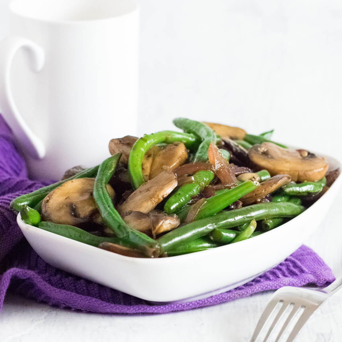 Green Beans with Mushrooms - Fox Valley Foodie