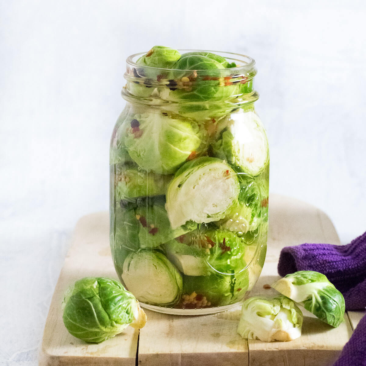 Pickled Brussels Sprouts - Fox Valley Foodie