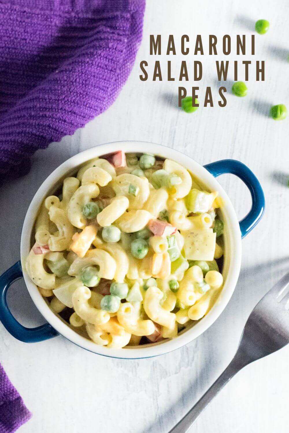 Macaroni Salad with Peas - Fox Valley Foodie