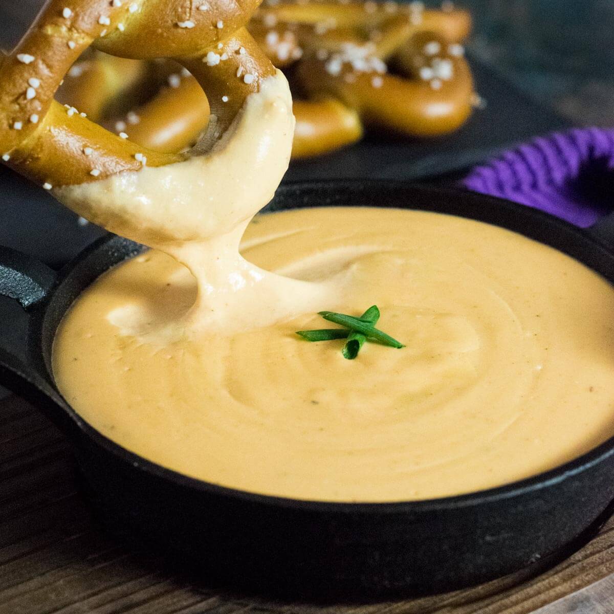 Cheese Dip for Pretzels - Fox Valley Foodie
