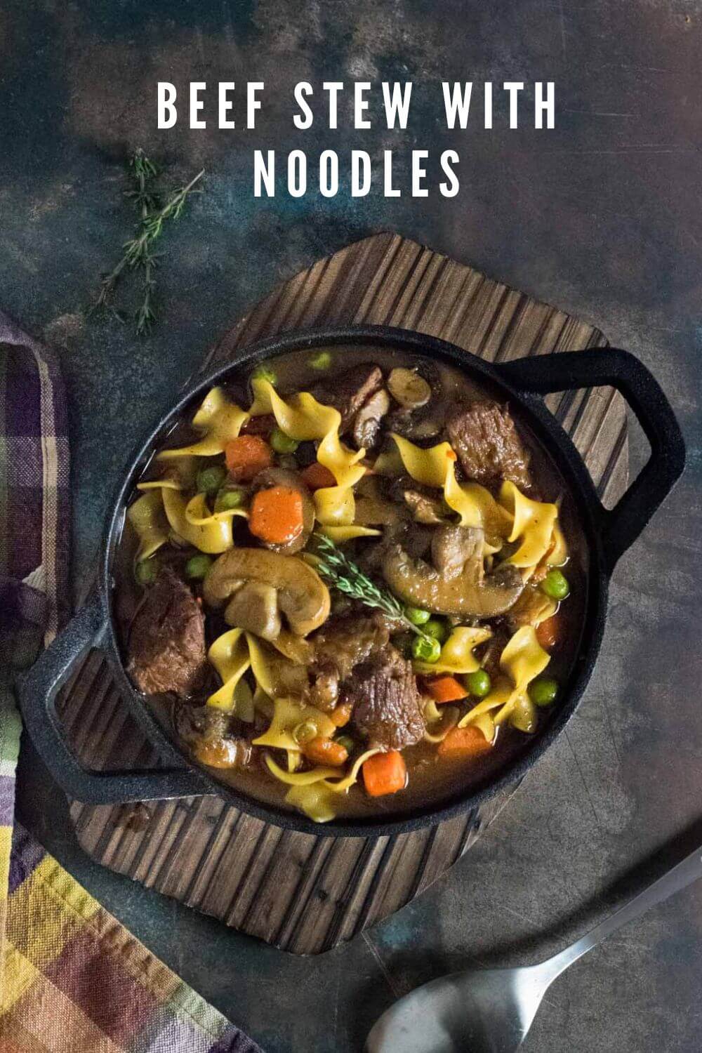 Beef Stew with Noodles - Fox Valley Foodie