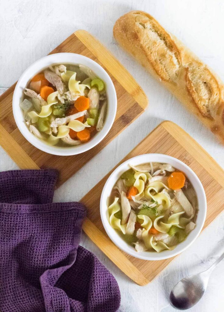 Rotisserie Chicken Noodle Soup - Fox Valley Foodie